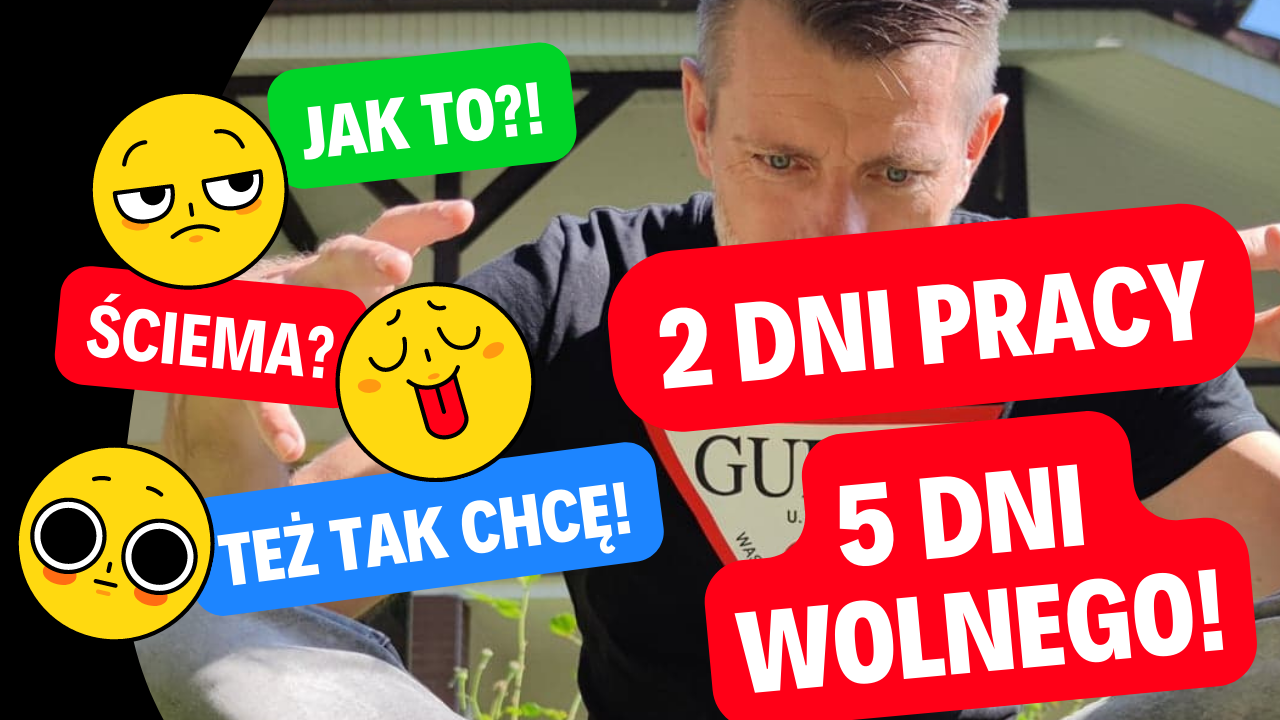 Jak zamienić 2 dni pracy w 5 dni wolnego - Tomasz Damian Twój MLM Mentor